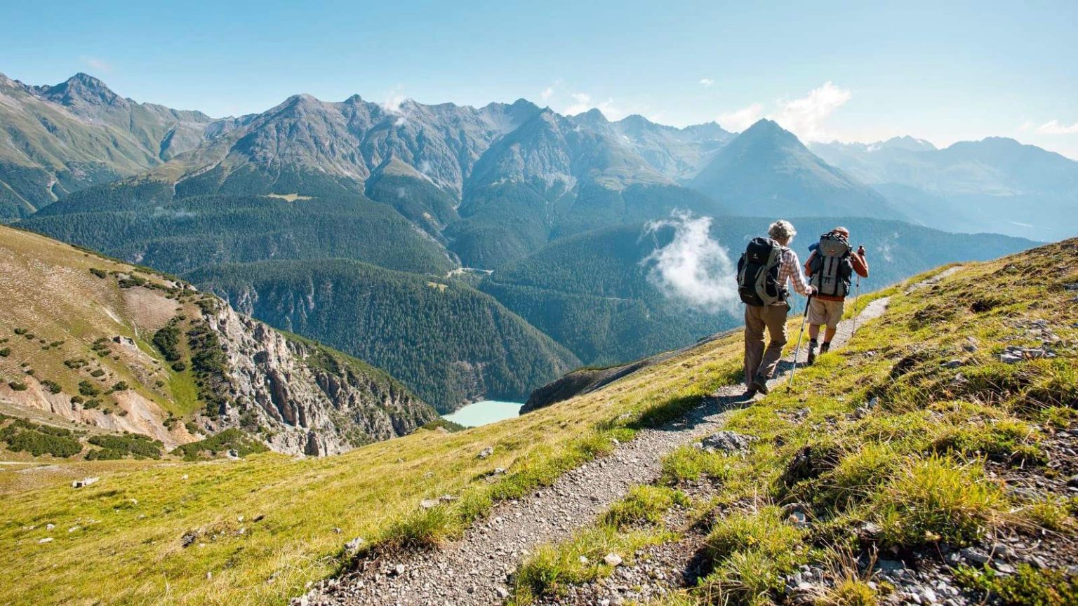 Swiss National Park in the Alps, canton of Grisons, Switzerland